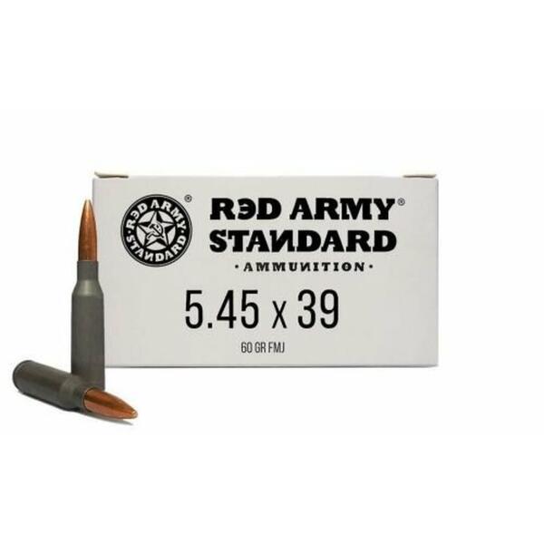 Red Army Standard 5.45x39 60gr FMJ - 1,000 Round Case - Shark Coast ...