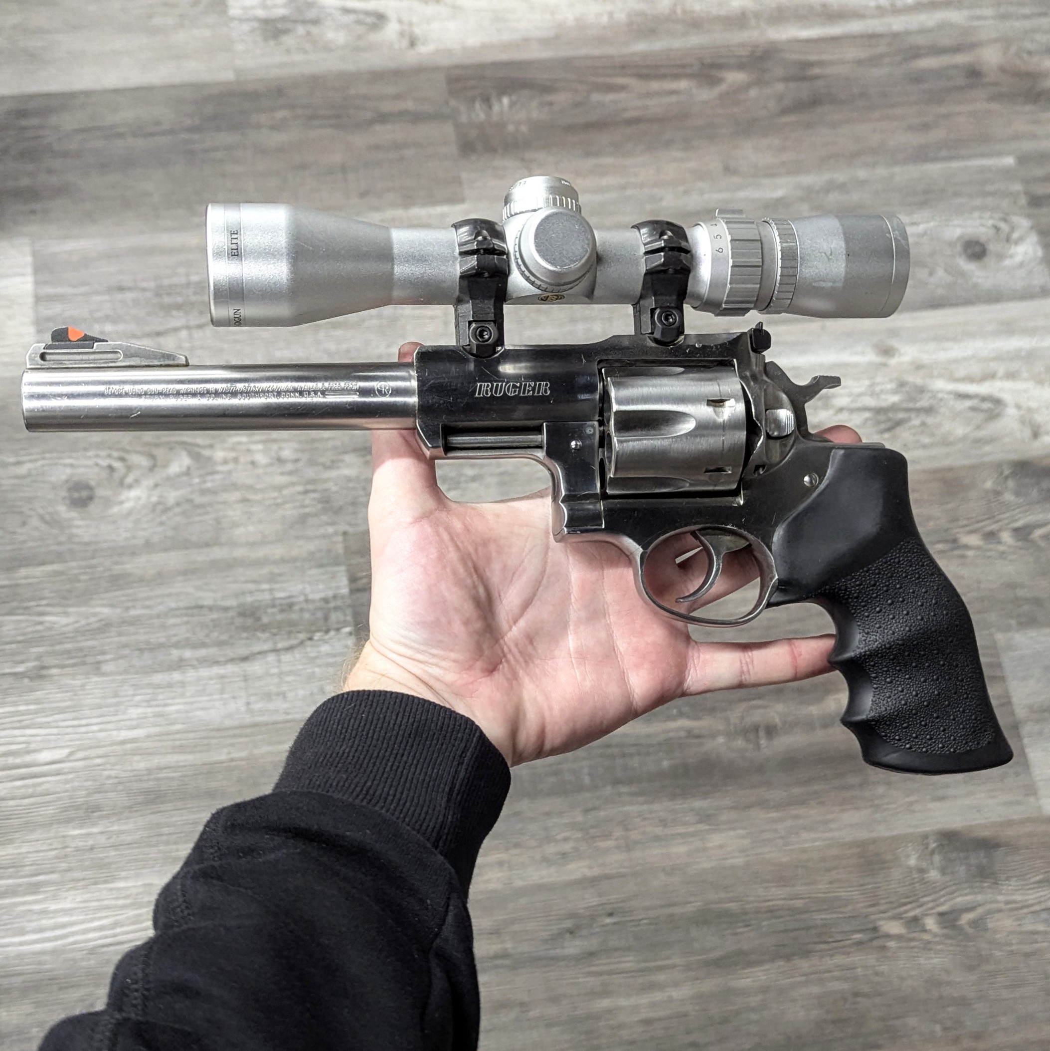 Used Ruger Super Redhawk .44 Rem Mag 6-Round Revolver w/ Scope - Shark ...