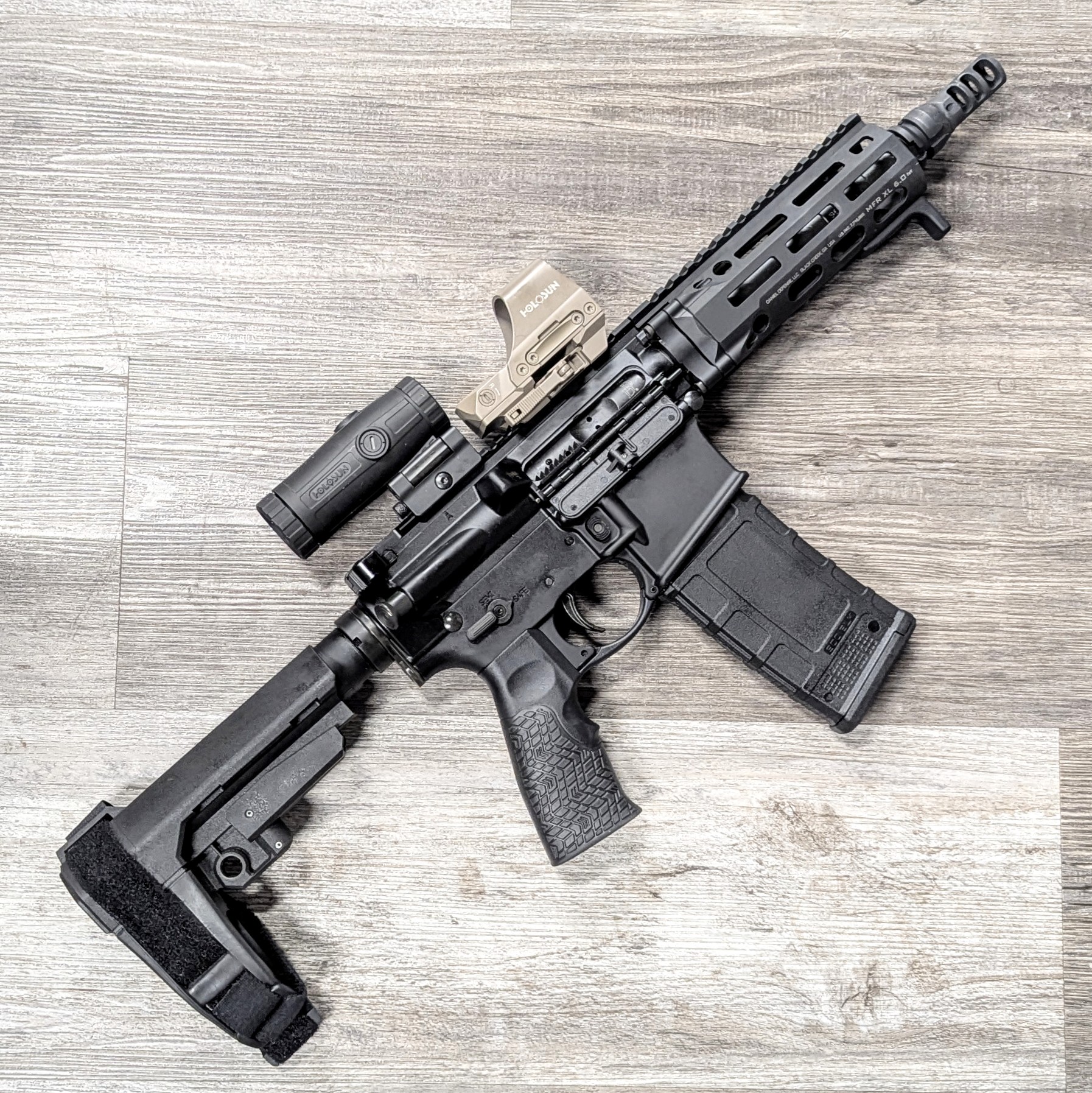 Used Daniel Defense DDM4 PDW .300BLK 7" Pistol w/ Brace - Shark Coast ...