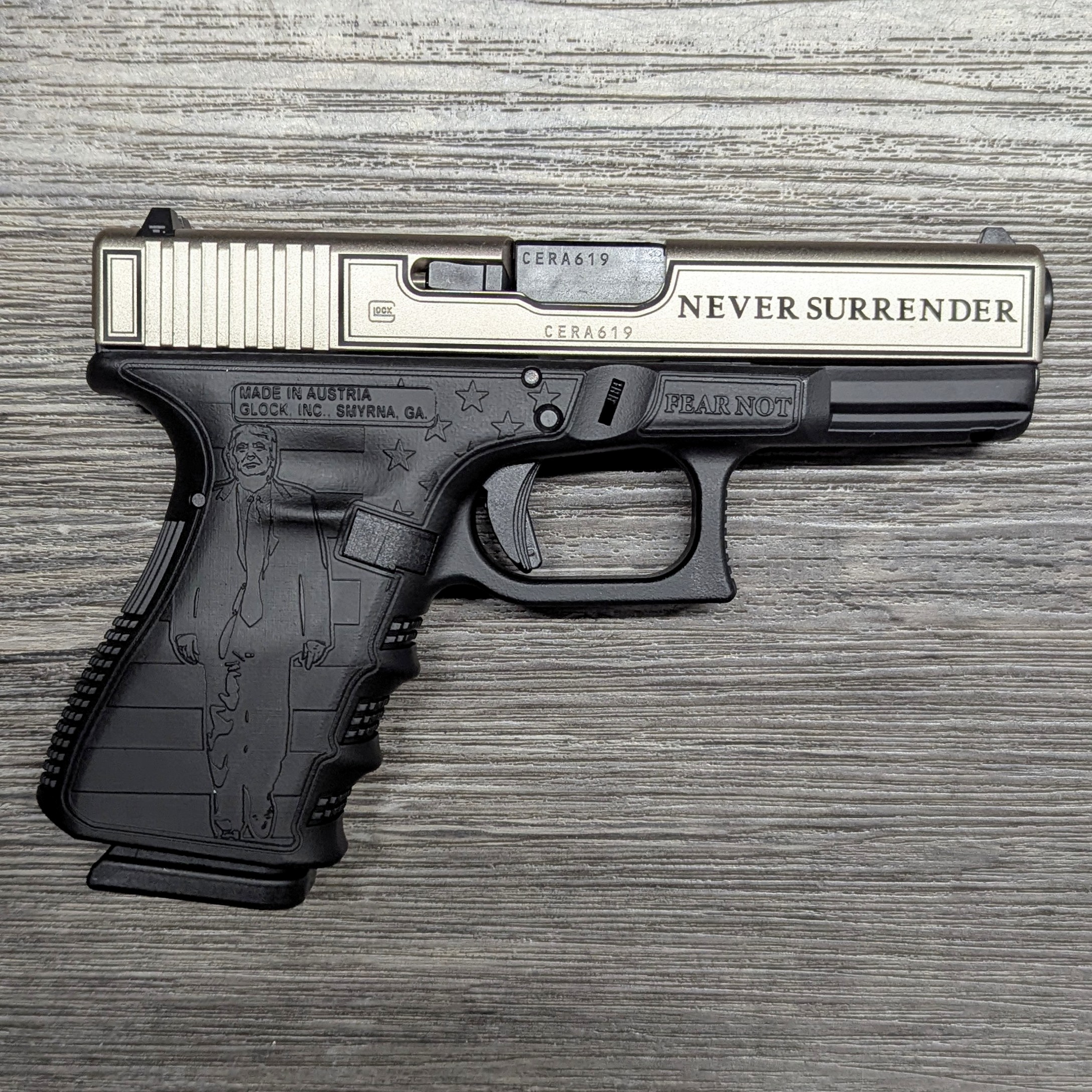SCT Trump: Fight for G19 Gen 3 - Blackout Edition Prototype - Shark ...